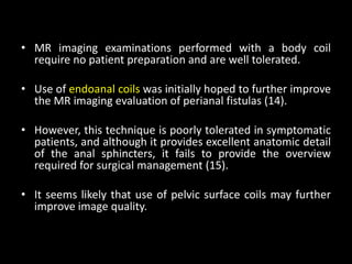 MRI fistulogram | PDF