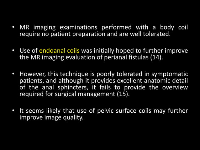 MRI fistulogram | PDF