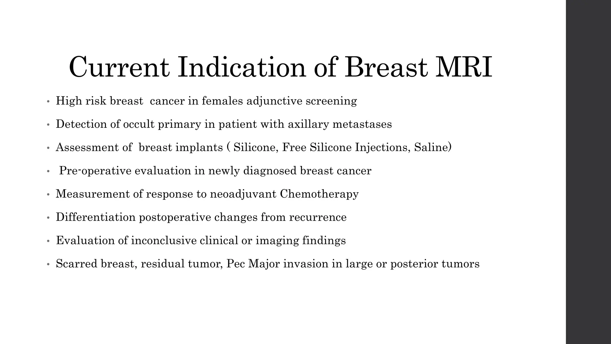 MRI for Surgeons introduction and basics | PPTX
