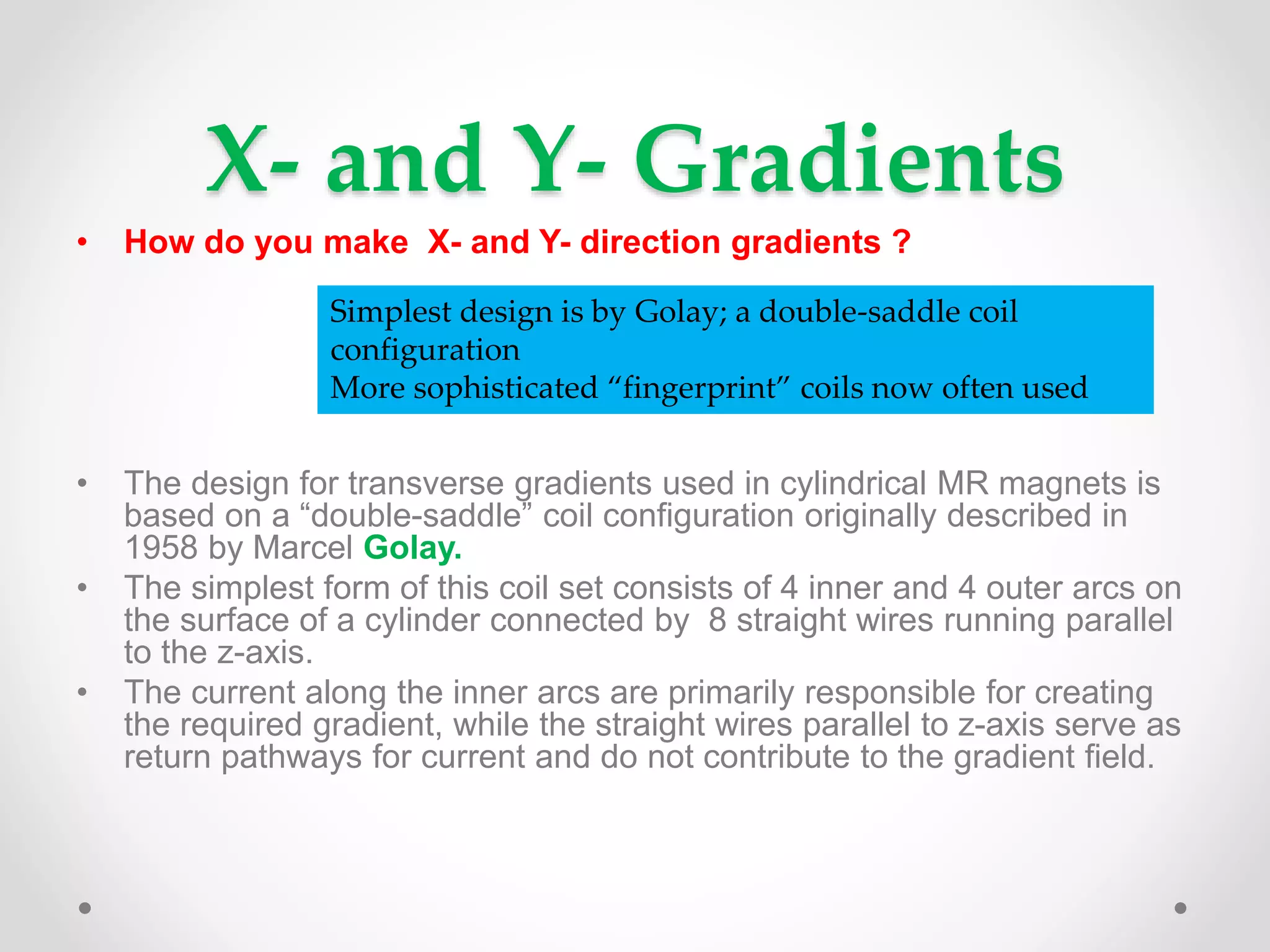 Mri gradient coils | PPTX
