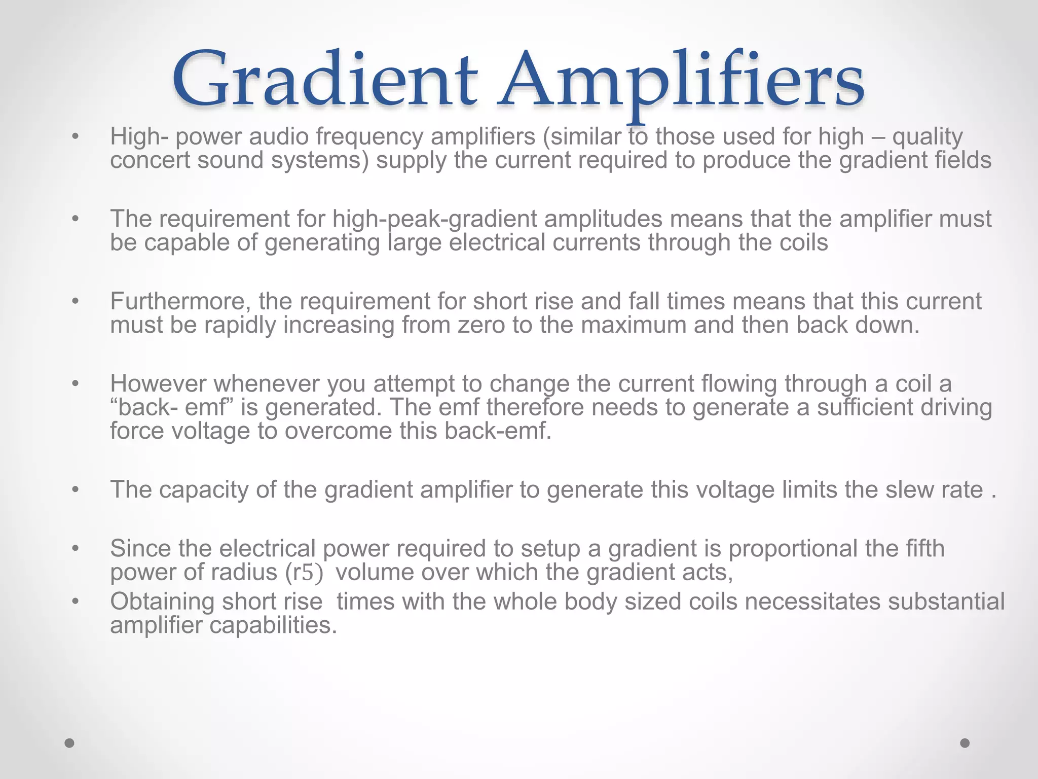 Mri gradient coils | PPTX