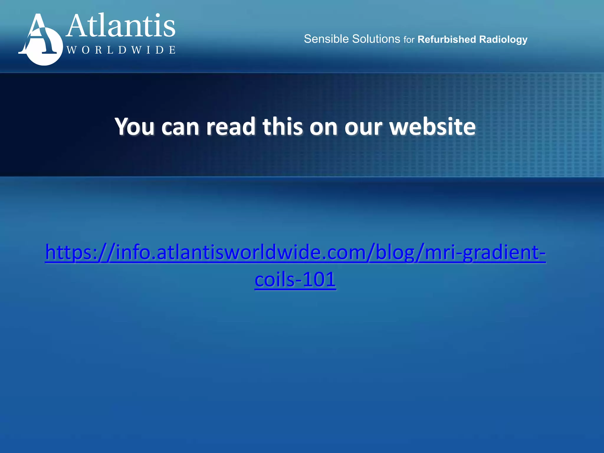 Mri gradient coils 101 | PPTX
