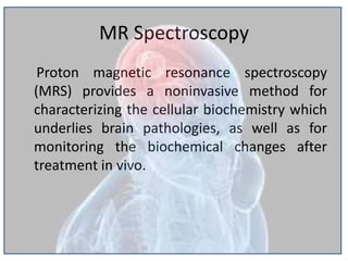 MRI imaging of brain tumors. A practical approach. | PPTX