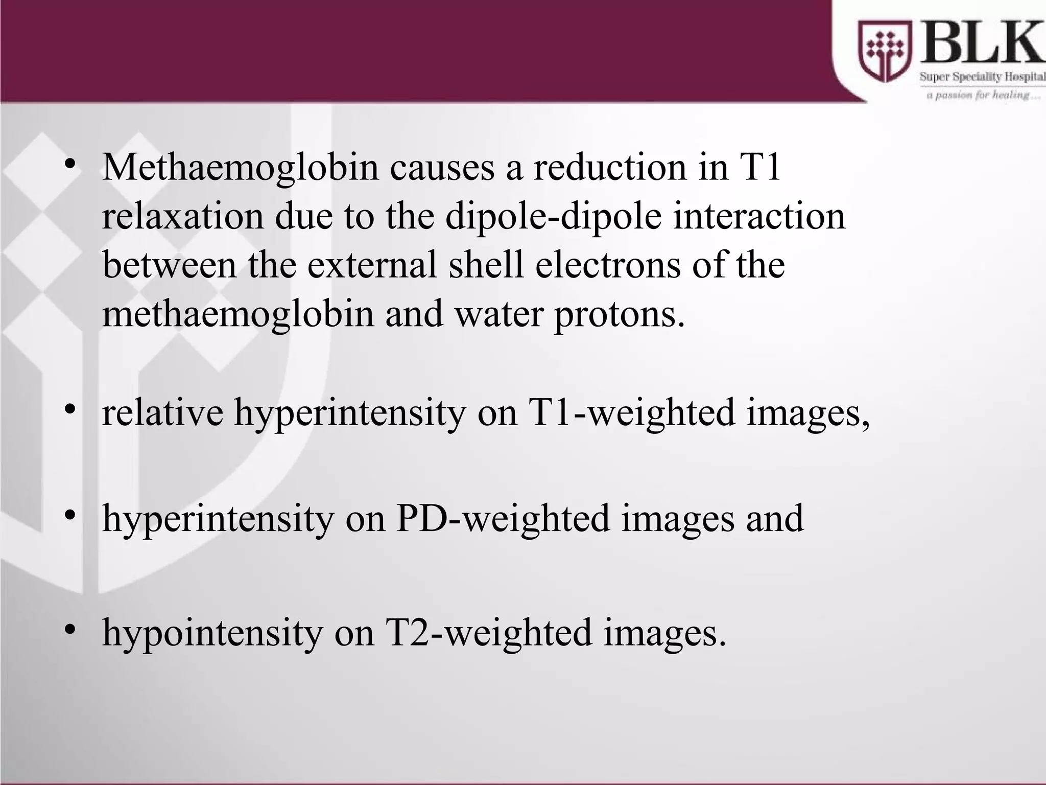 MR IMAGING IN BRAIN HAEMORRHAGES & TRAUMATIC BRAIN INJURIES | PPT