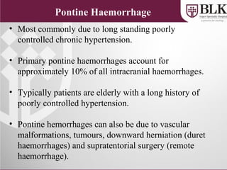 MR IMAGING IN BRAIN HAEMORRHAGES & TRAUMATIC BRAIN INJURIES | PPT