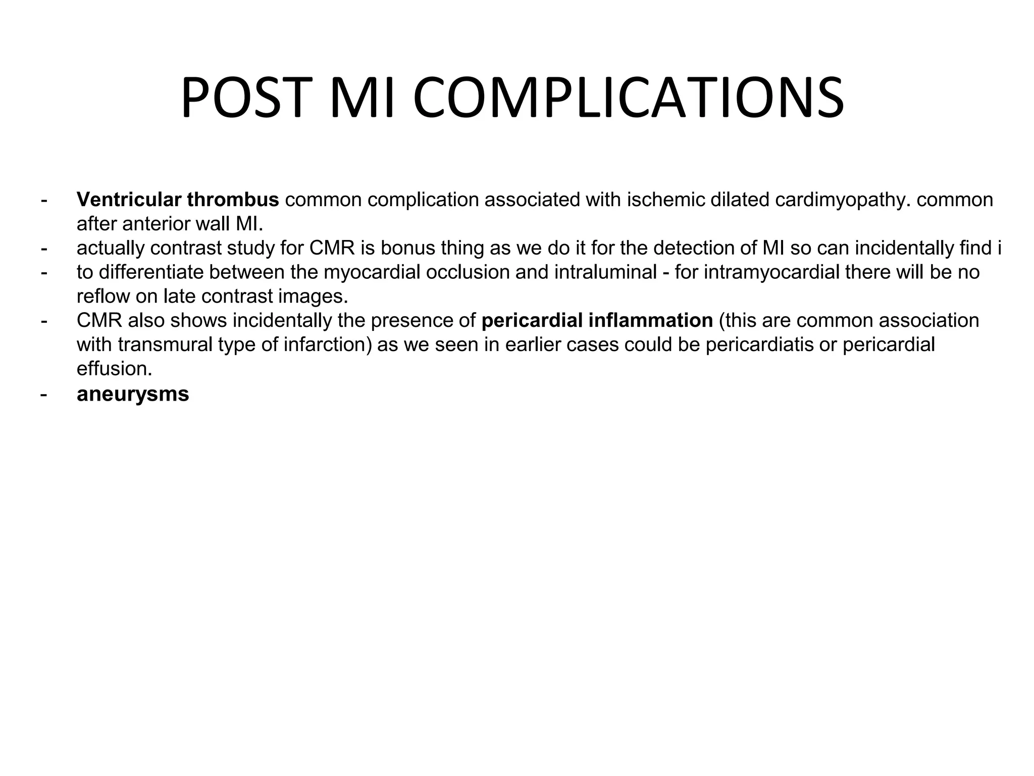 CARDIAC MRI IN ISCHEMIC HEART DISEASES | PPTX