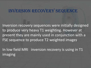 Mri inversion | PPTX