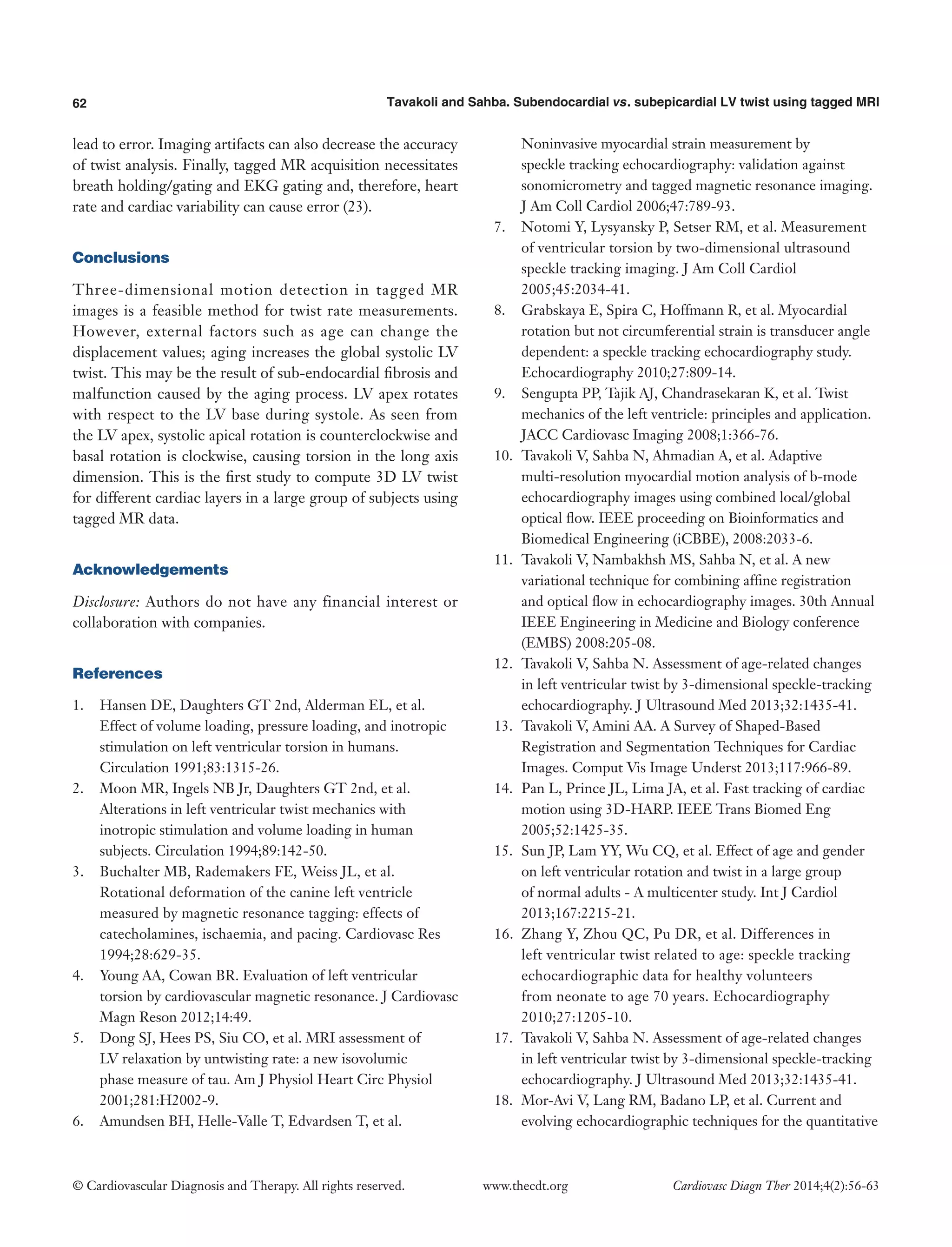 Assessment of subendocardial vs. subepicardial left ventricular twist ...