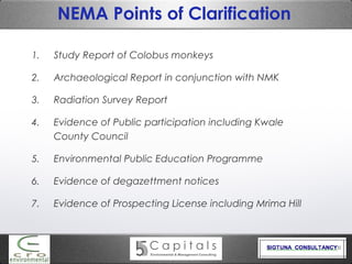 Mrima hill presentation 241012 final | PPT