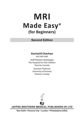 Mri make easy | PDF