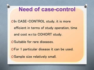 unmatched case control studies | PPTX