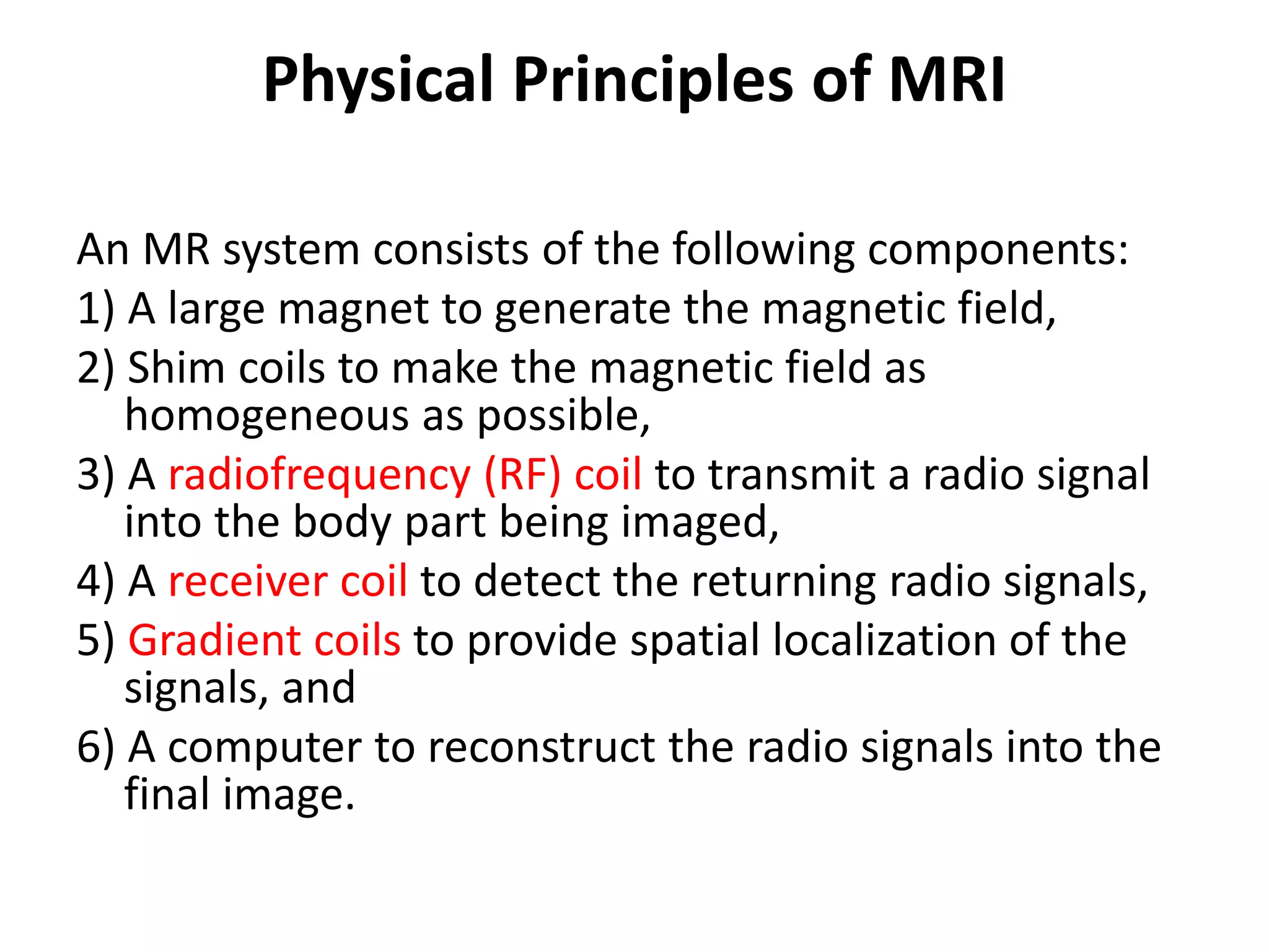 MRI of Brain: Basics | PPTX