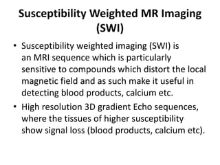 MRI of Brain: Basics | PPTX