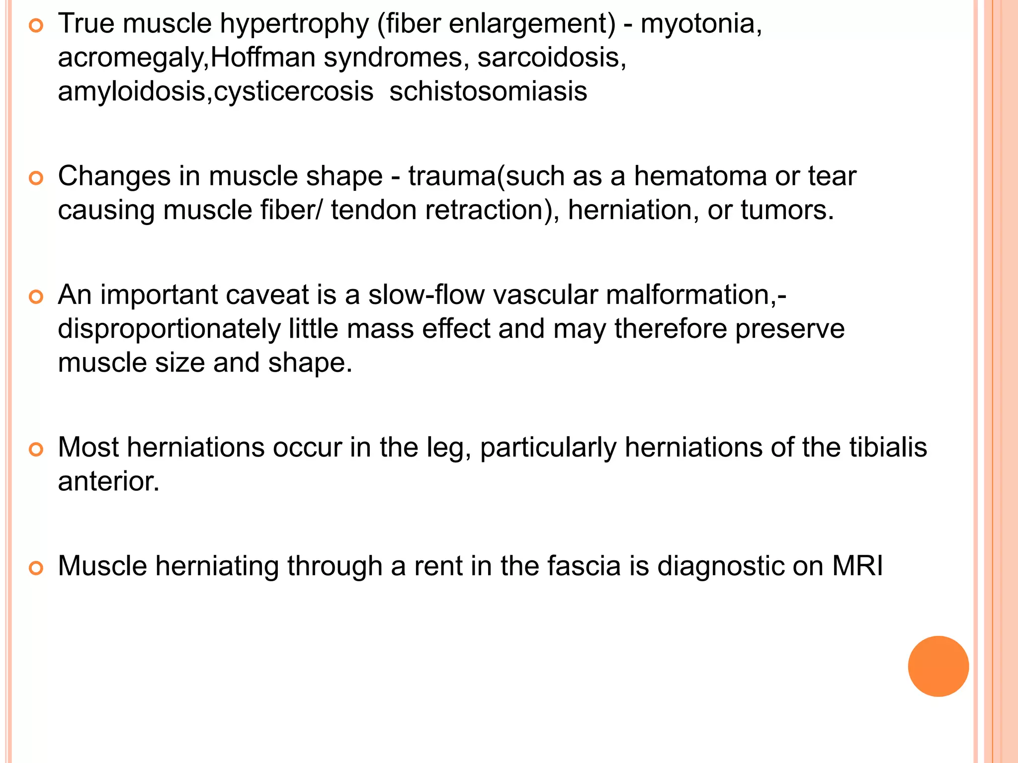 Mri of muscle diseases | PPTX