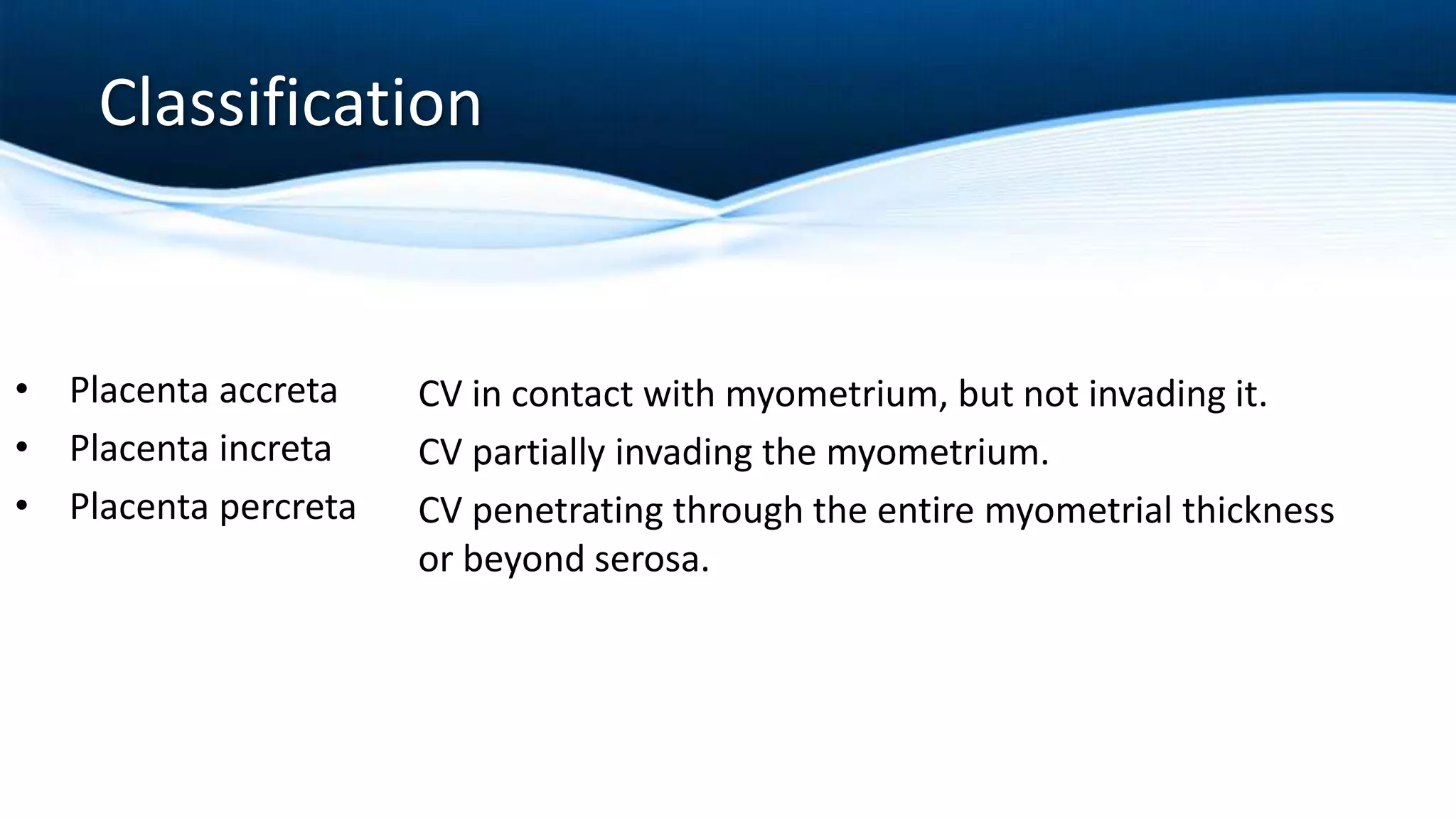 Mri of placenta accreta spectrum | PPTX