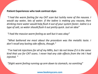 9 Things you should know! Contrast Scans - MRI (or) CT | PPT