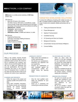 MRI Network Overview | PDF