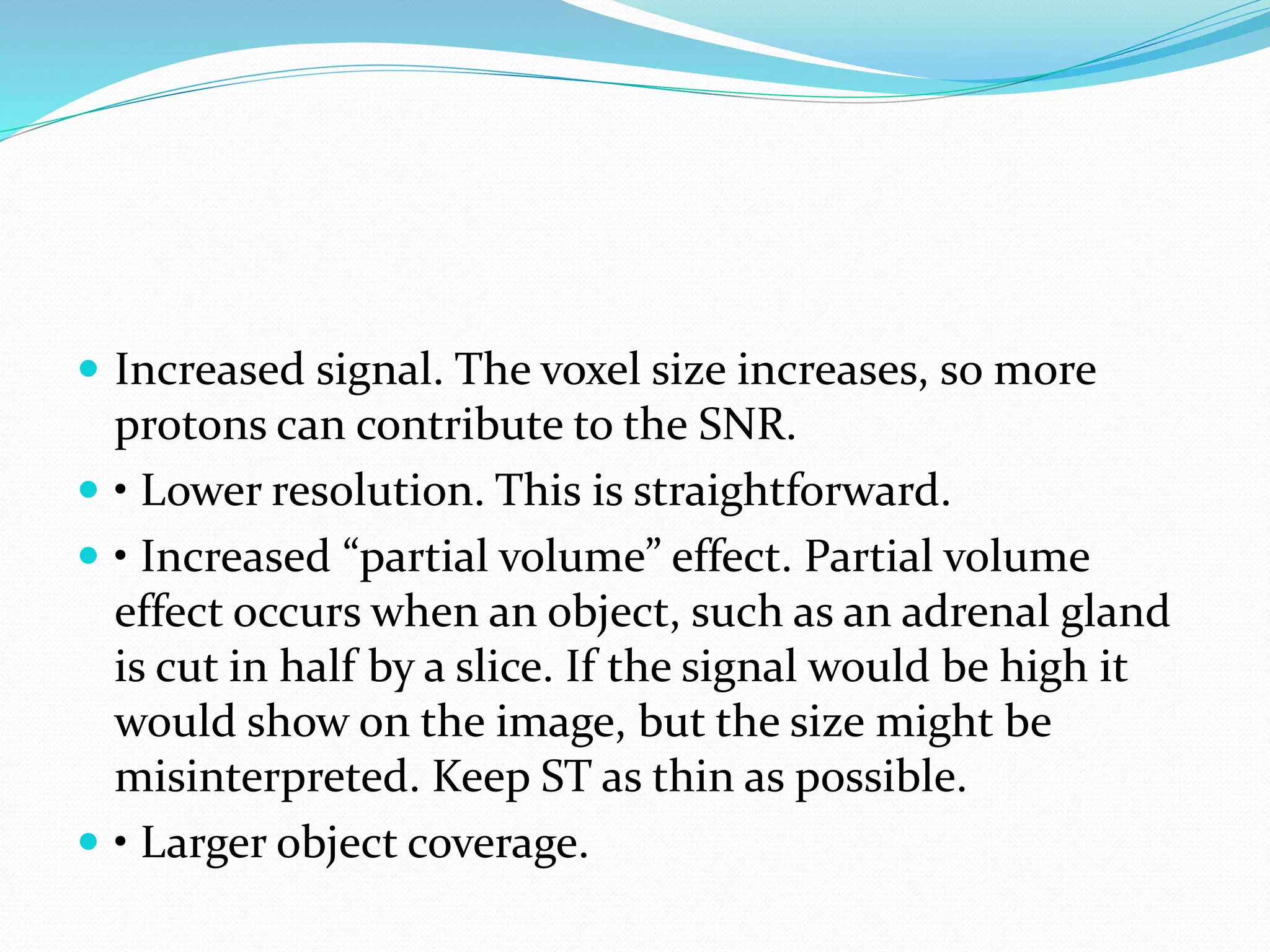 MRI Parameters for Imaging | PPTX