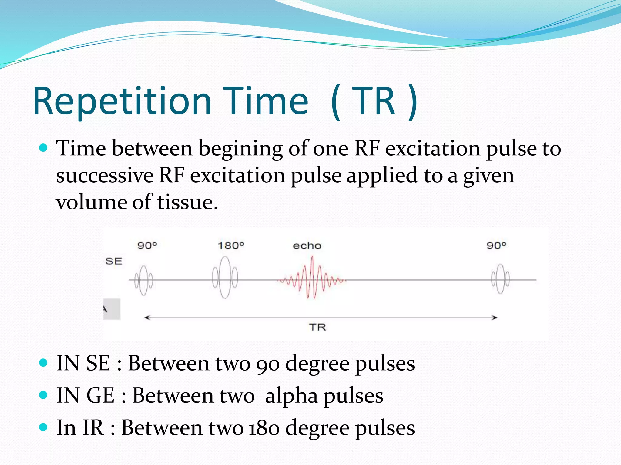 MRI Parameters for Imaging | PPTX