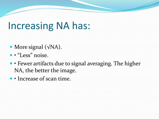 MRI Parameters for Imaging | PPTX