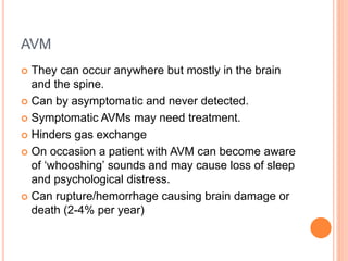 Mri patho avm | PPTX | Brain and Nervous System Disorders | Diseases ...