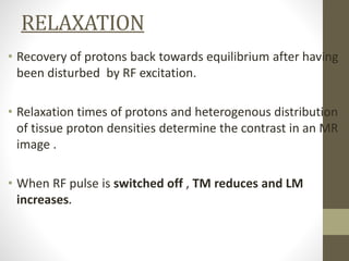 Mri physics | PPTX