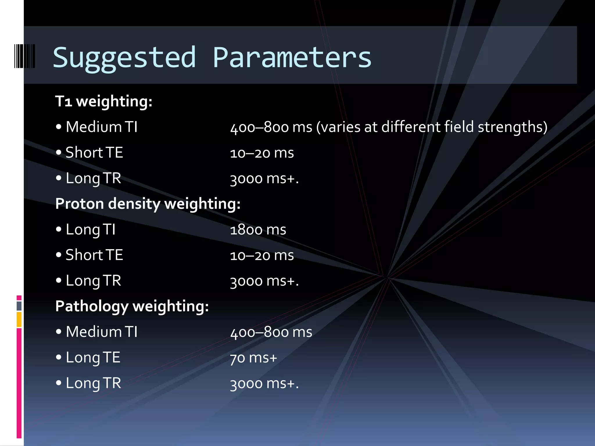 MRI PULSE SEQUENCE.pptx