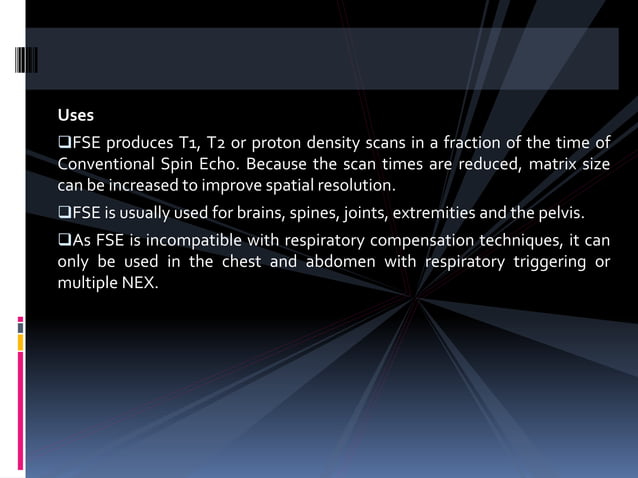 MRI PULSE SEQUENCE.pptx | Blood Disorders | Diseases and Conditions