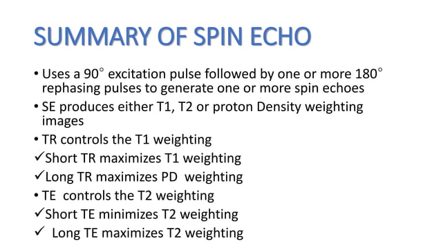 MRI PULSE SEQUENCES.pptx///////////////// | PPTX | Medical Tests ...