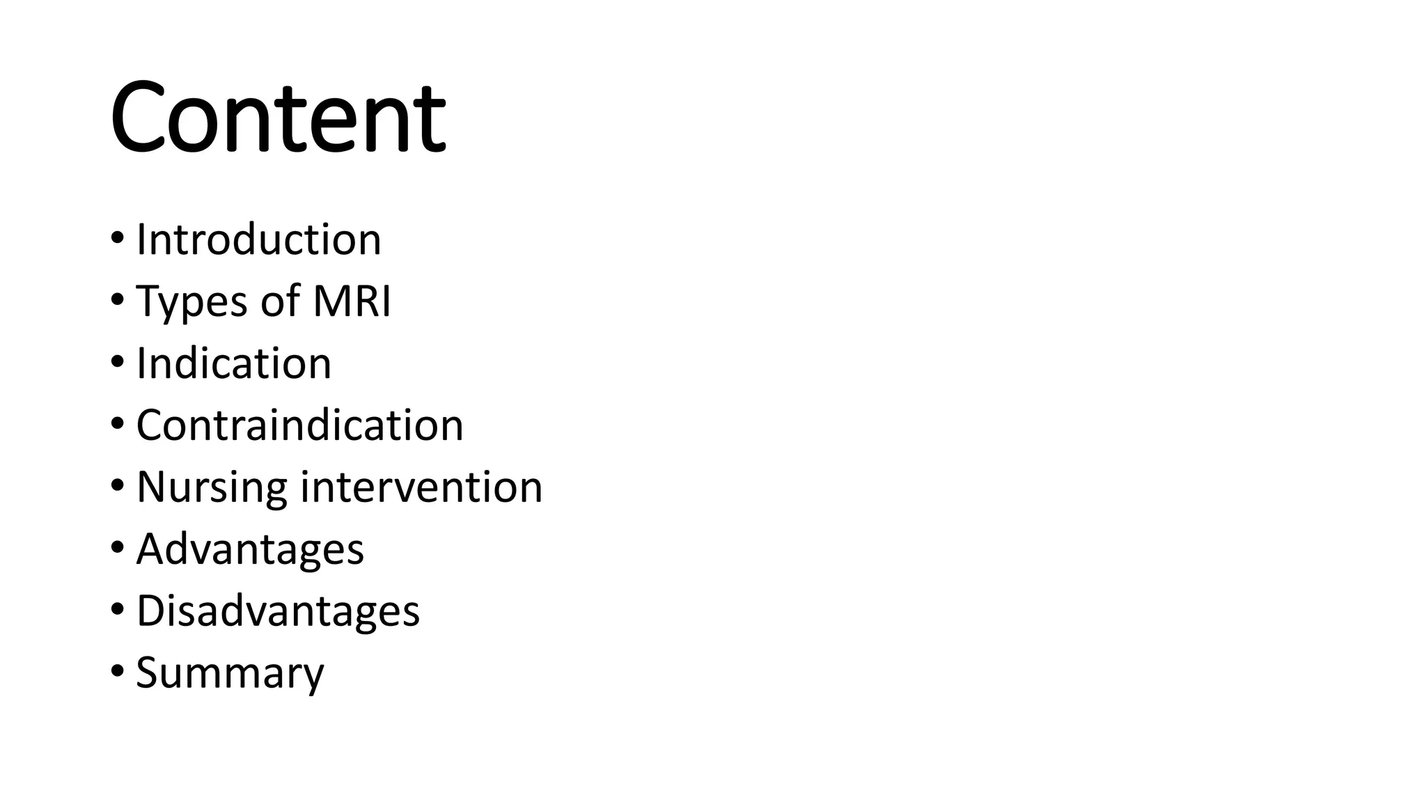 MRI .... | PPTX