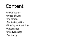 MRI .... | PPTX | Medical Tests | Medical Health