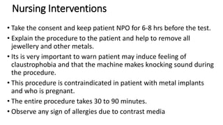 MRI .... | PPTX | Medical Tests | Medical Health