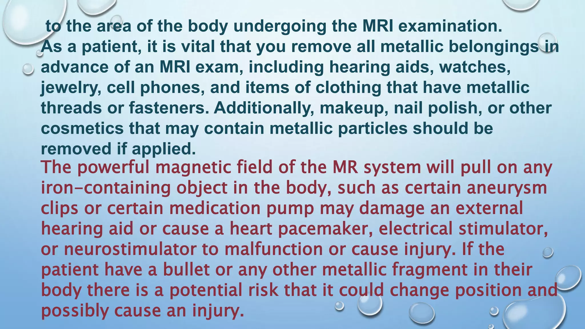 Mri safety (1) | PPTX
