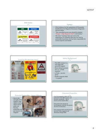 MRI Safety | PDF