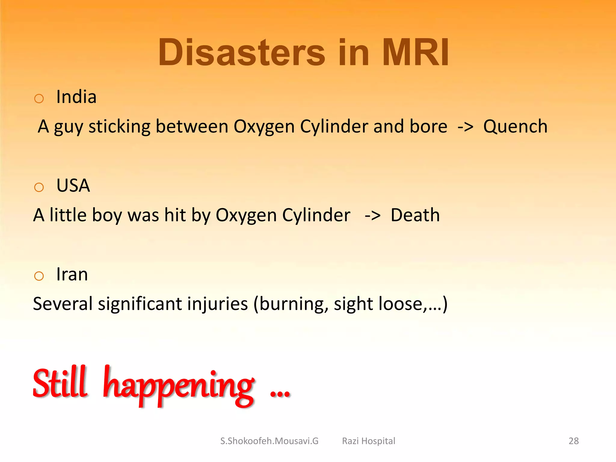 Mri safety | PPTX
