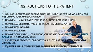 MRI Safety Basics | PPTX