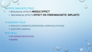 MRI Safety Basics | PPTX