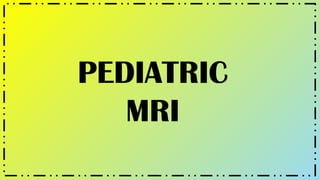 mri safety ppt radiology and imaging technology | PPTX
