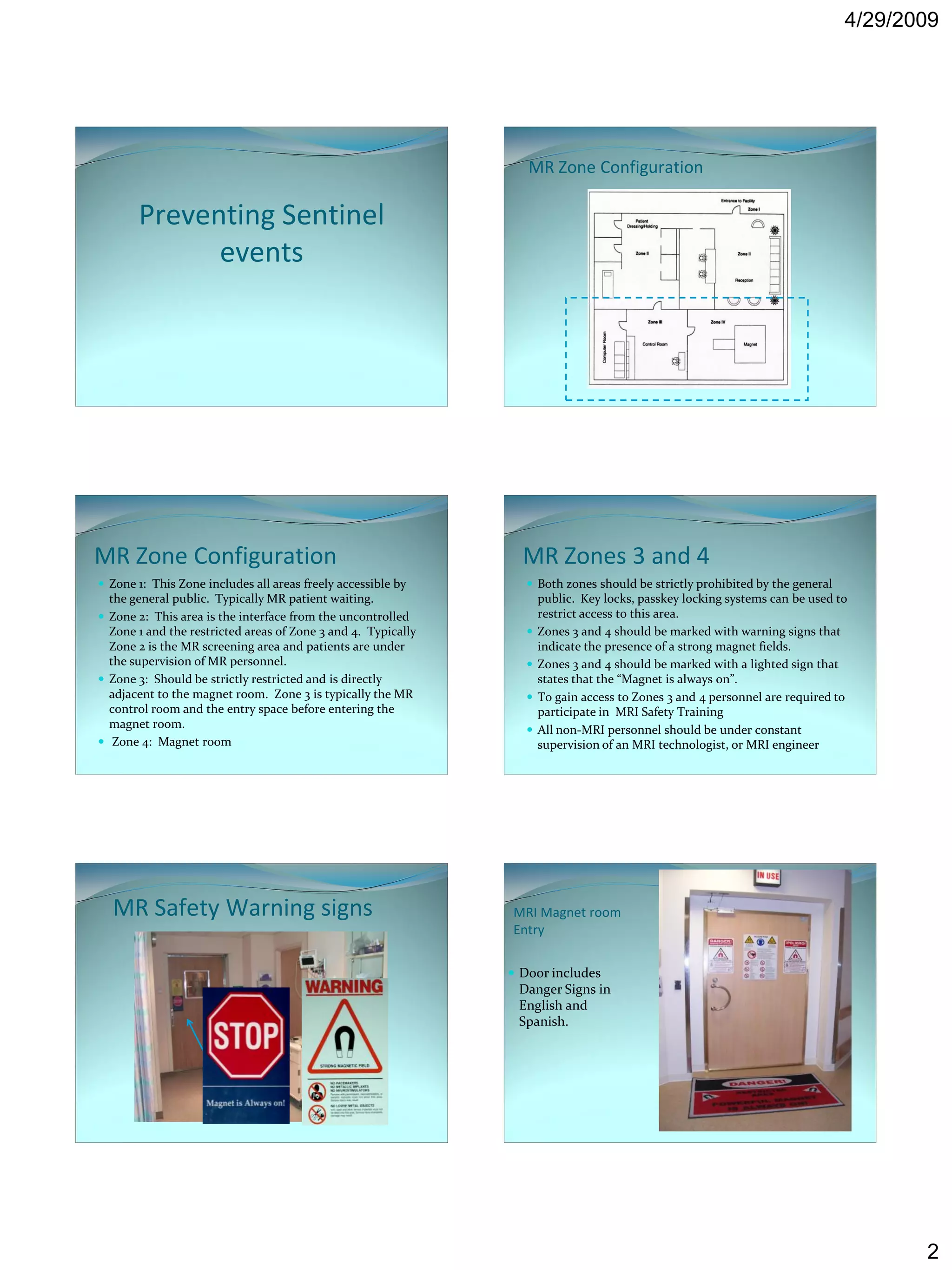 Mri safety practice and principles | PDF