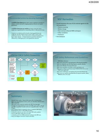 Mri safety practice and principles | PDF