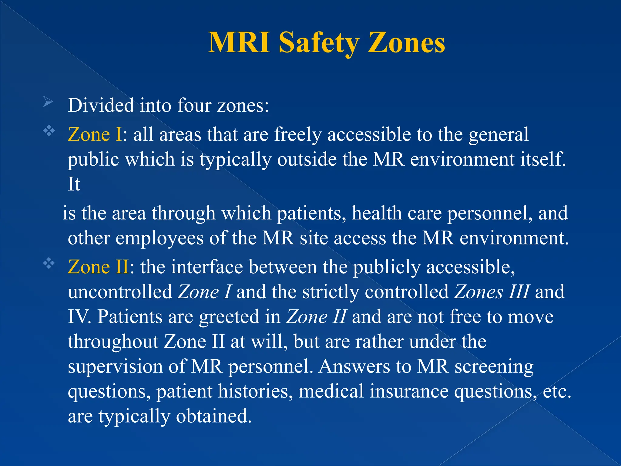 mri safety basic knowledge about mr environment, safety measures | PPTX