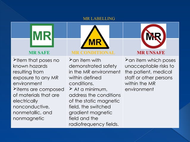 mri safety basic knowledge about mr environment, safety measures | PPT