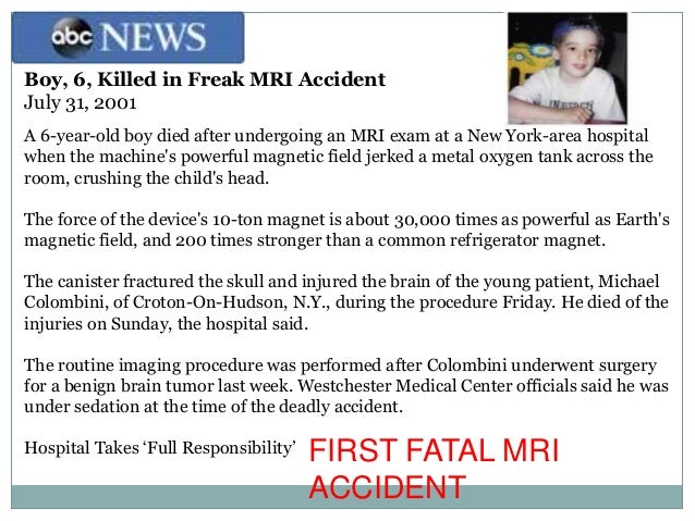 Mri safety – the dos and donts