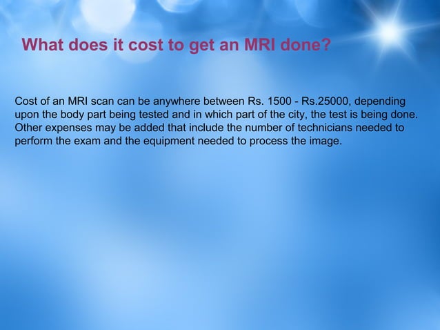 MRI SCAN ppt | PPT