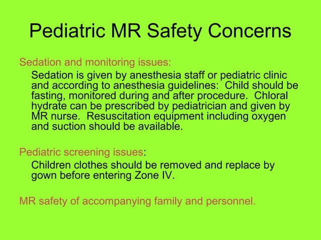 MRI screening procedures | PPT
