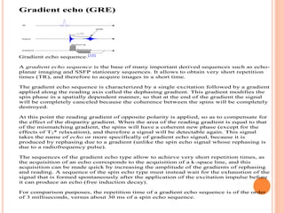 Mri sequences | PPTX