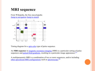 Mri sequences | PPTX