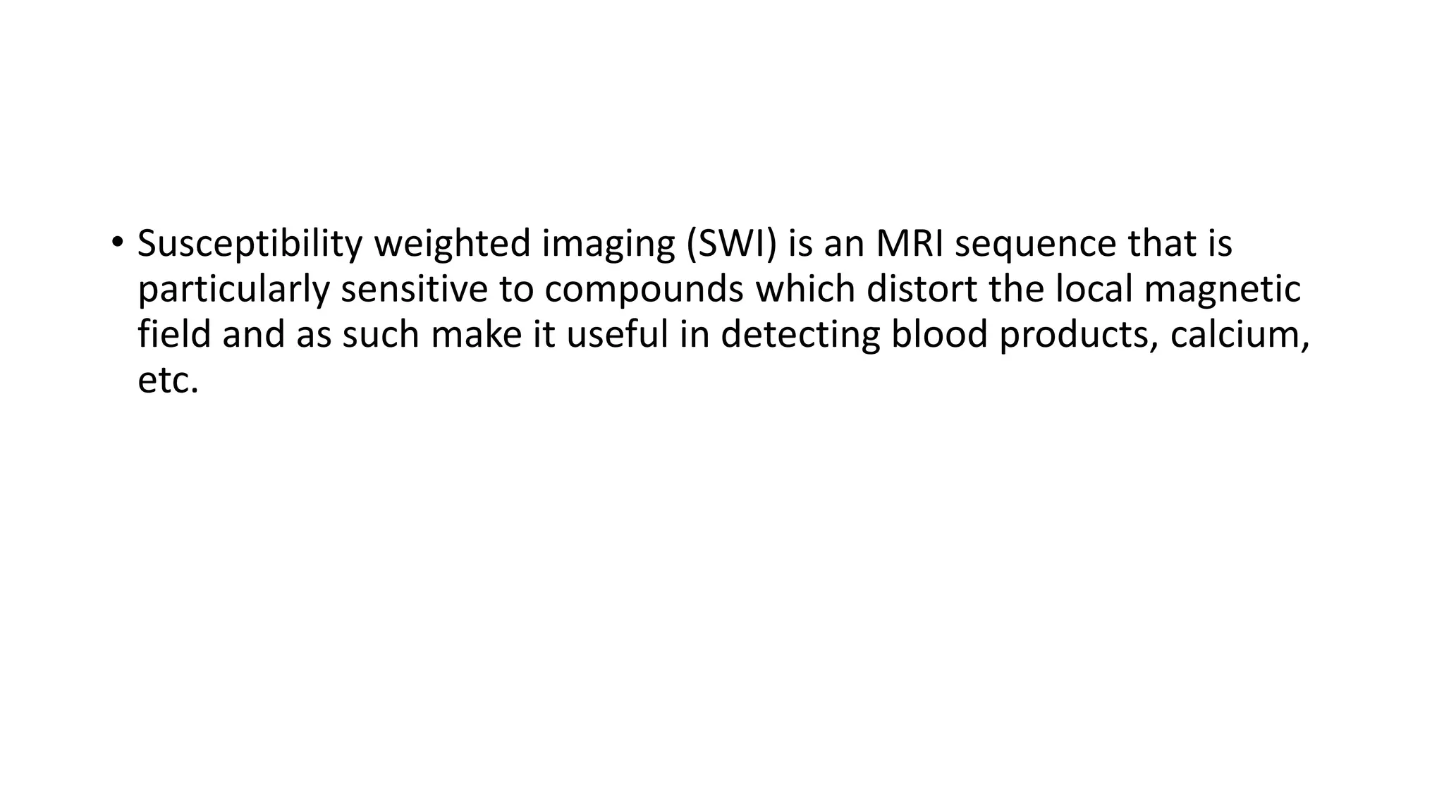 Value of MRI SEQUENCES in Stroke Imaging | PPTX | Chemistry | Science