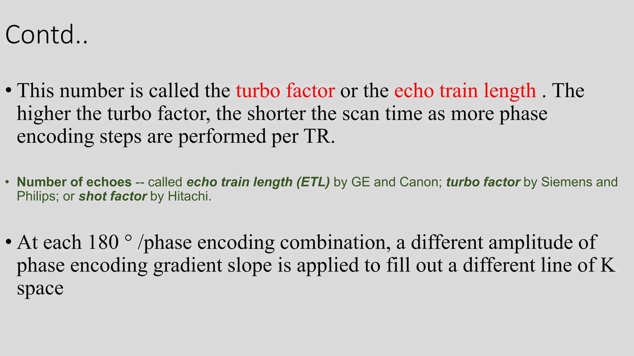 Mri spin echo pulse sequences its variations and | PPTX