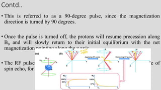 Mri spin echo pulse sequences its variations and | PPTX
